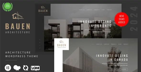 BAUEN 9.4.3 – Architecture & Interior Elementor WordPress Theme - Nodub.com